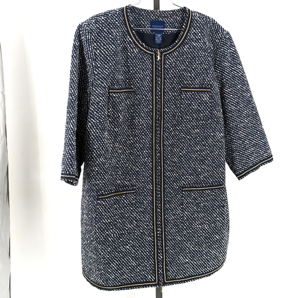 Doncaster | Jackets & Coats | Doncaster Collection Navy And Cream ...